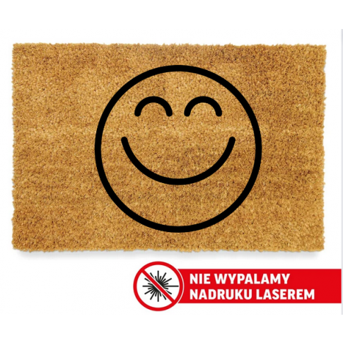 Wycieraczka kokosowa emotka usmiech , Wycieraczki na wymiar ...